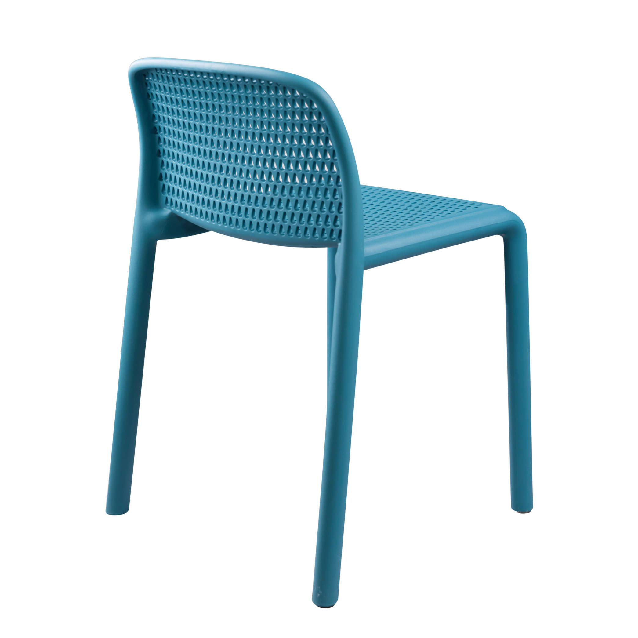 CozyBlock PUNCH Perforated Stackable Dining Chair for Both Interior and ...