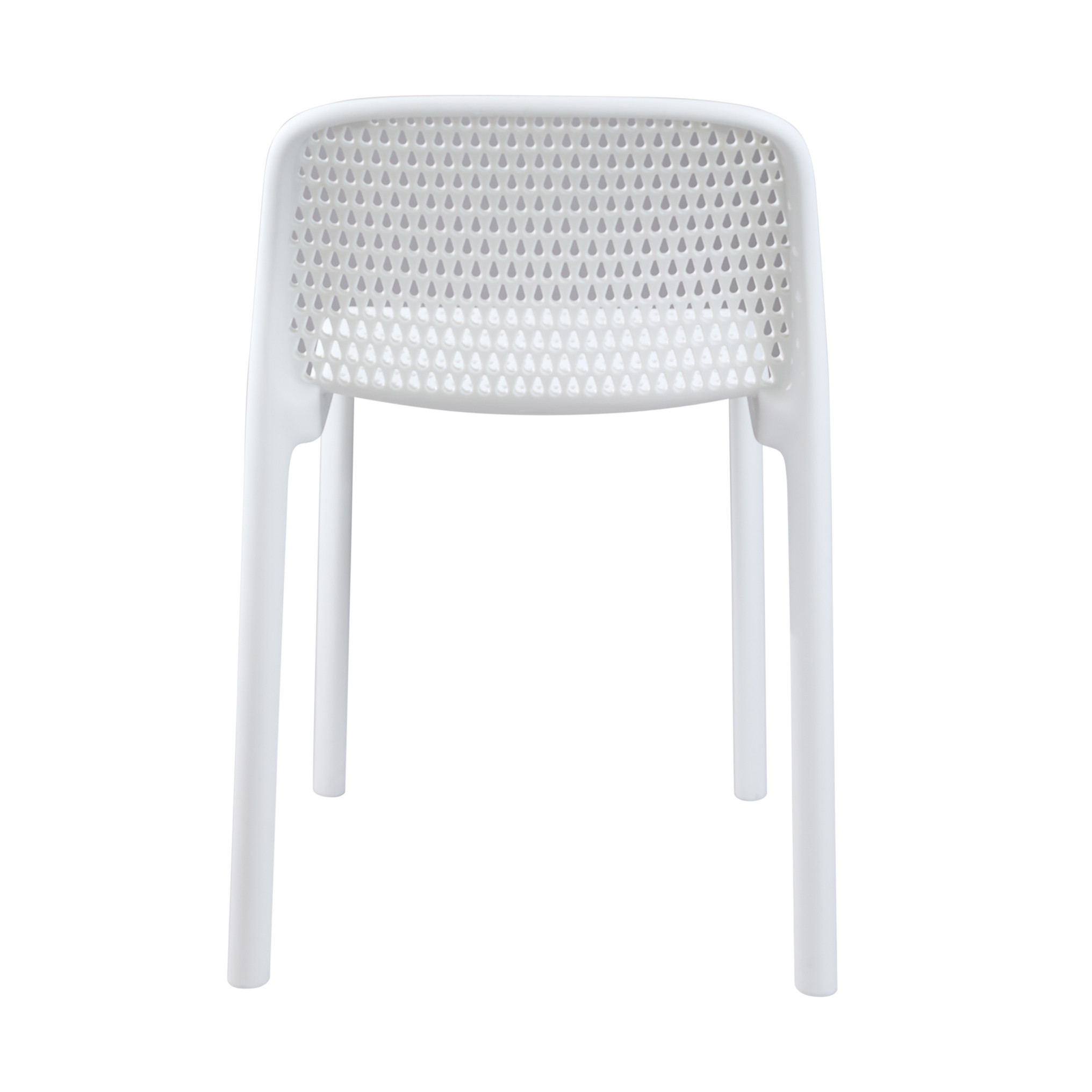 CozyBlock PUNCH Perforated Stackable Dining Chair for Both Interior and ...