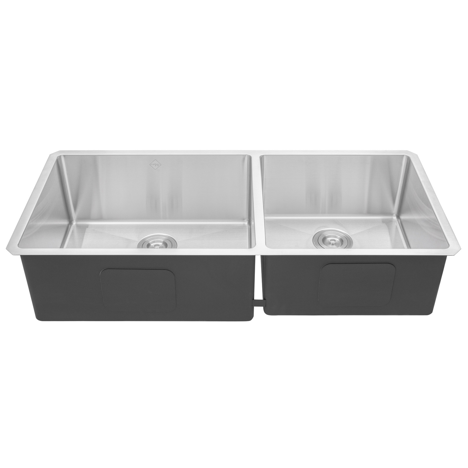 CozyBlock 42 in. x 19 in. x 10 in. 16-Gauge Stainless Steel Undermount ...